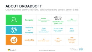 BroadSoft and Cisco Overview & Cloud Calling Solutions | PPTX