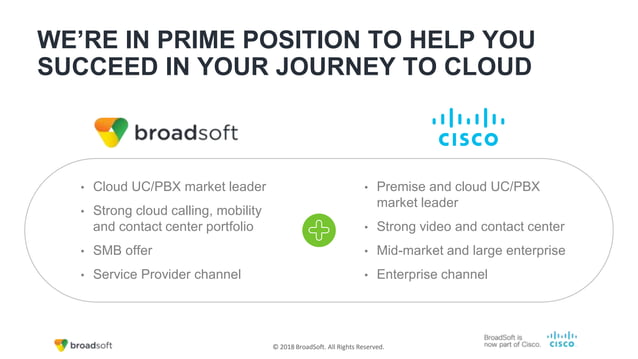BroadSoft and Cisco Overview & Cloud Calling Solutions | PPT
