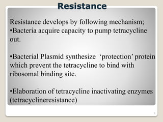 Broad spectrum antibiotic tetracycline converted | PDF