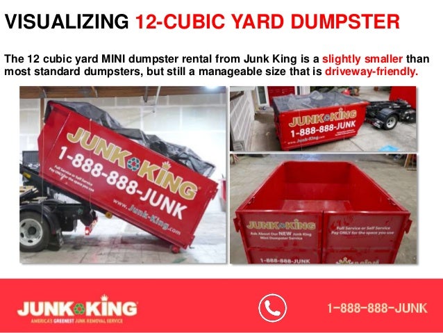 How Big is a 12 Cubic Yard Dumpster