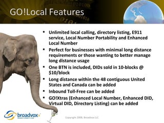 Broadvox Product Overview | PPT