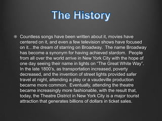 Broadway history | PPTX