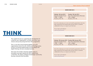 Know How Programme Booklet | PPT