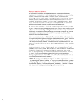 Multi-Chassis Trunking for Resilient and High-Performance Network ...