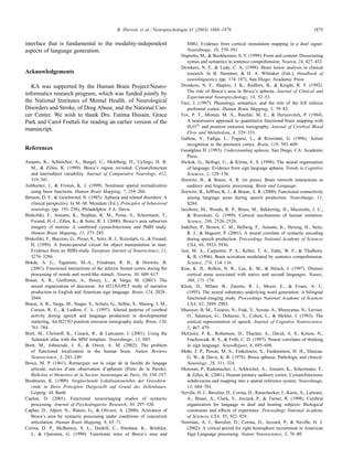 Broca's area (kari) | PDF