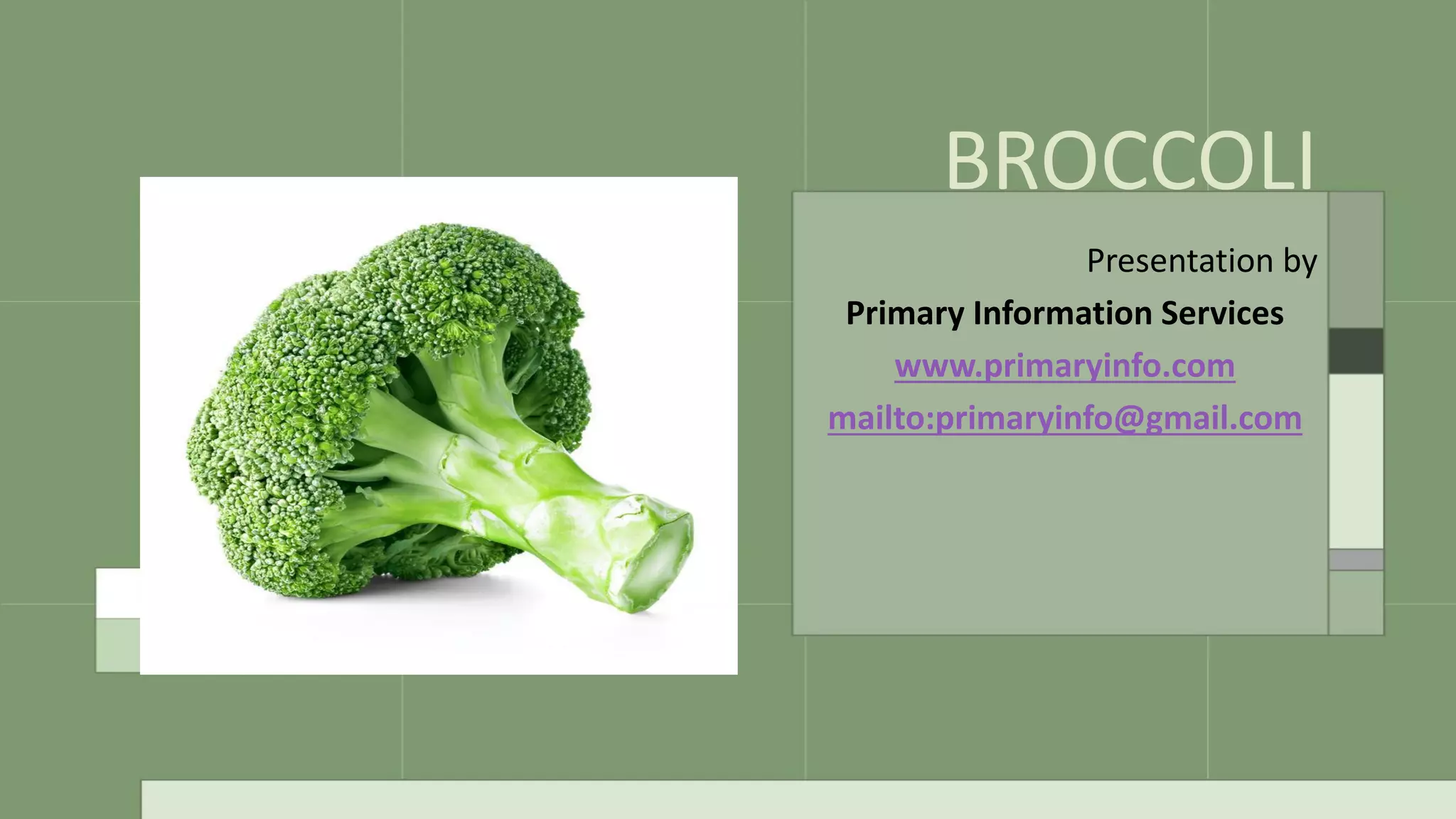Broccoli Products | PPT