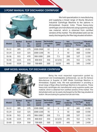 Centrifuge Machinery By SKYLAB ENGINEERS AND FABRICATORS | PDF