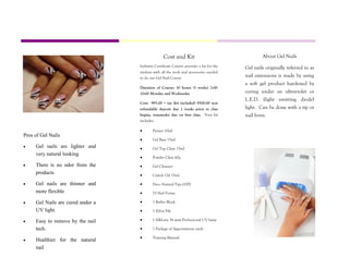 Brochure for gel nails | PPT