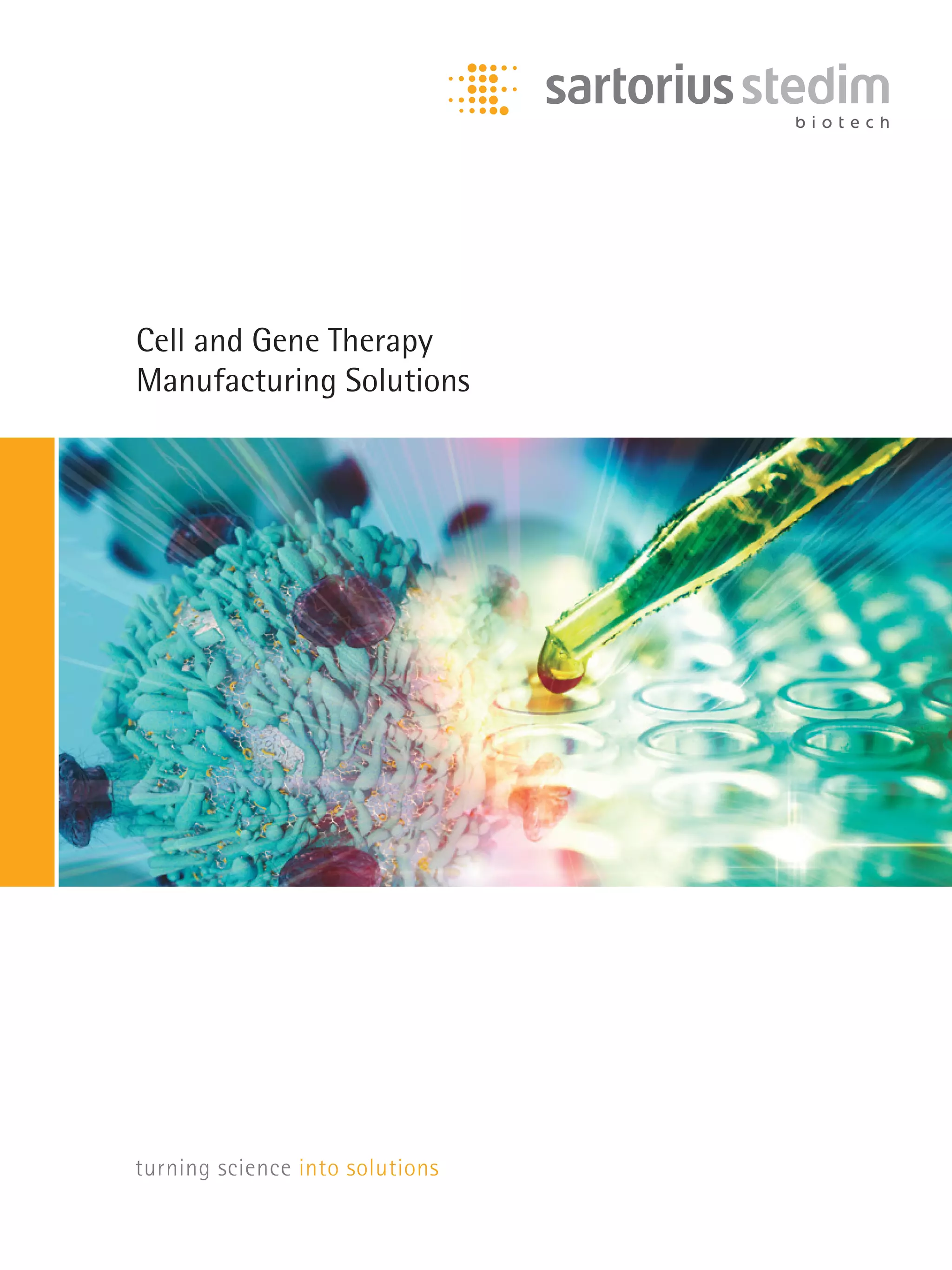 Sartorius Solutions for Cell & Gene based Therapies | PDF