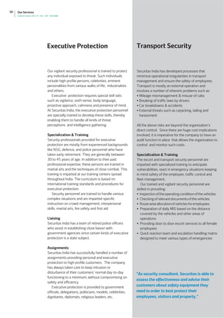 Securitas India Brochure | PDF