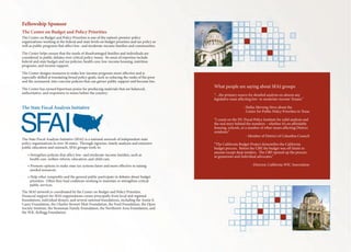 Center on Budget and Policy Priorities | PDF