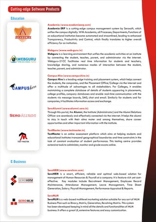 Brochure Serosoft Solutions | PDF