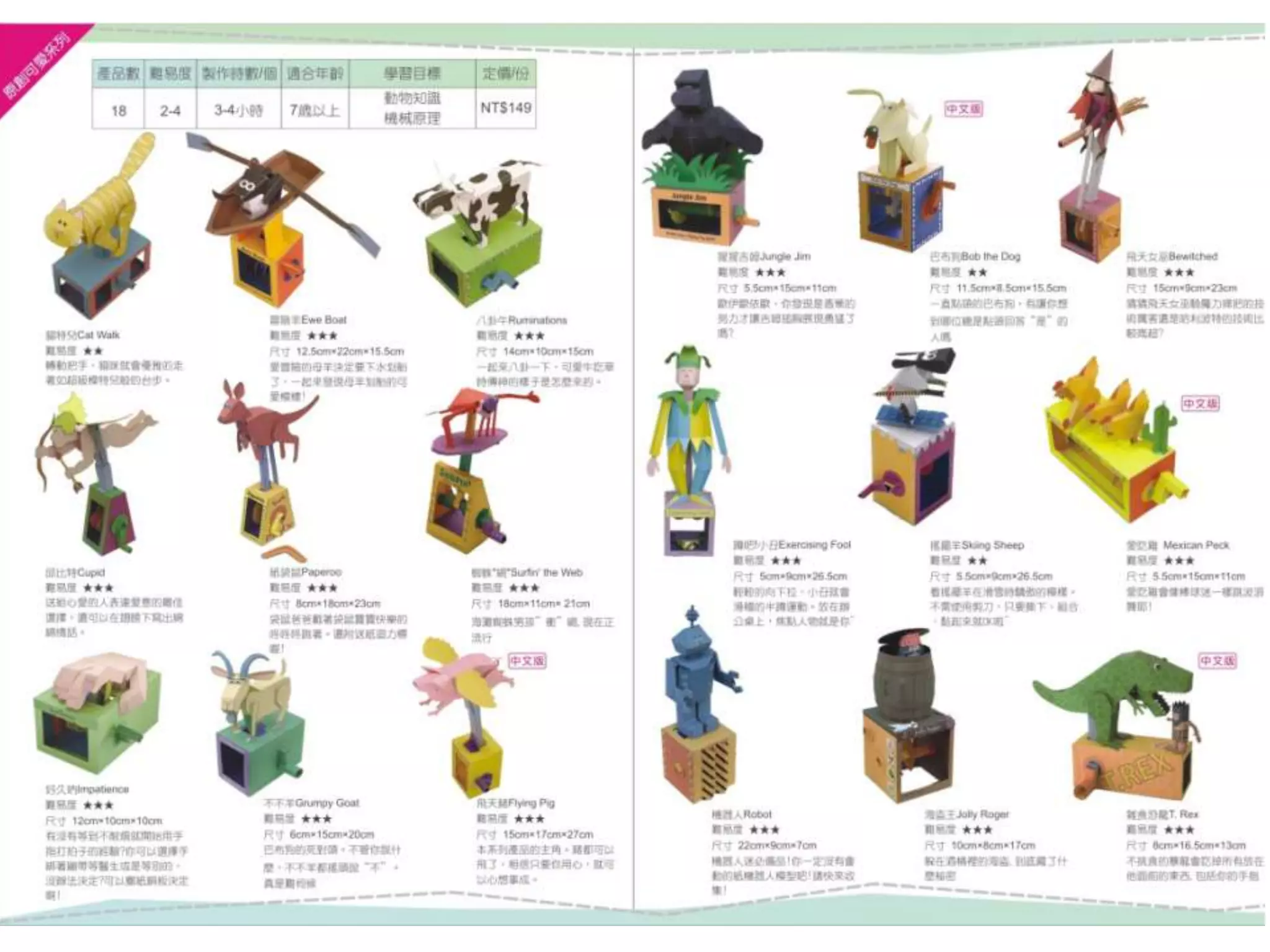 Flying Pig Paper Automata Brochure | PPT