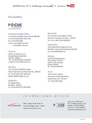 Future Focus Infotech Brochure | PDF | Business | Business and Finance