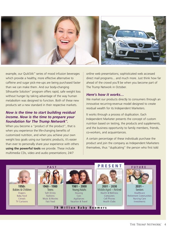 Trump Network Brochure | PDF