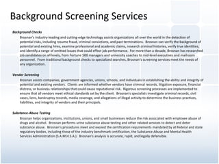 Brosnan Risk Brochure | PPT | Crime & Harmful Acts to Individuals ...