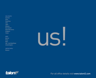 Talent2 Brochure | PPT