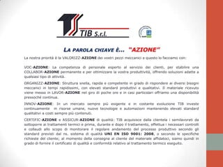 tempra induzione, trattamenti termici superficiali, TIB Srl | PPSX ...