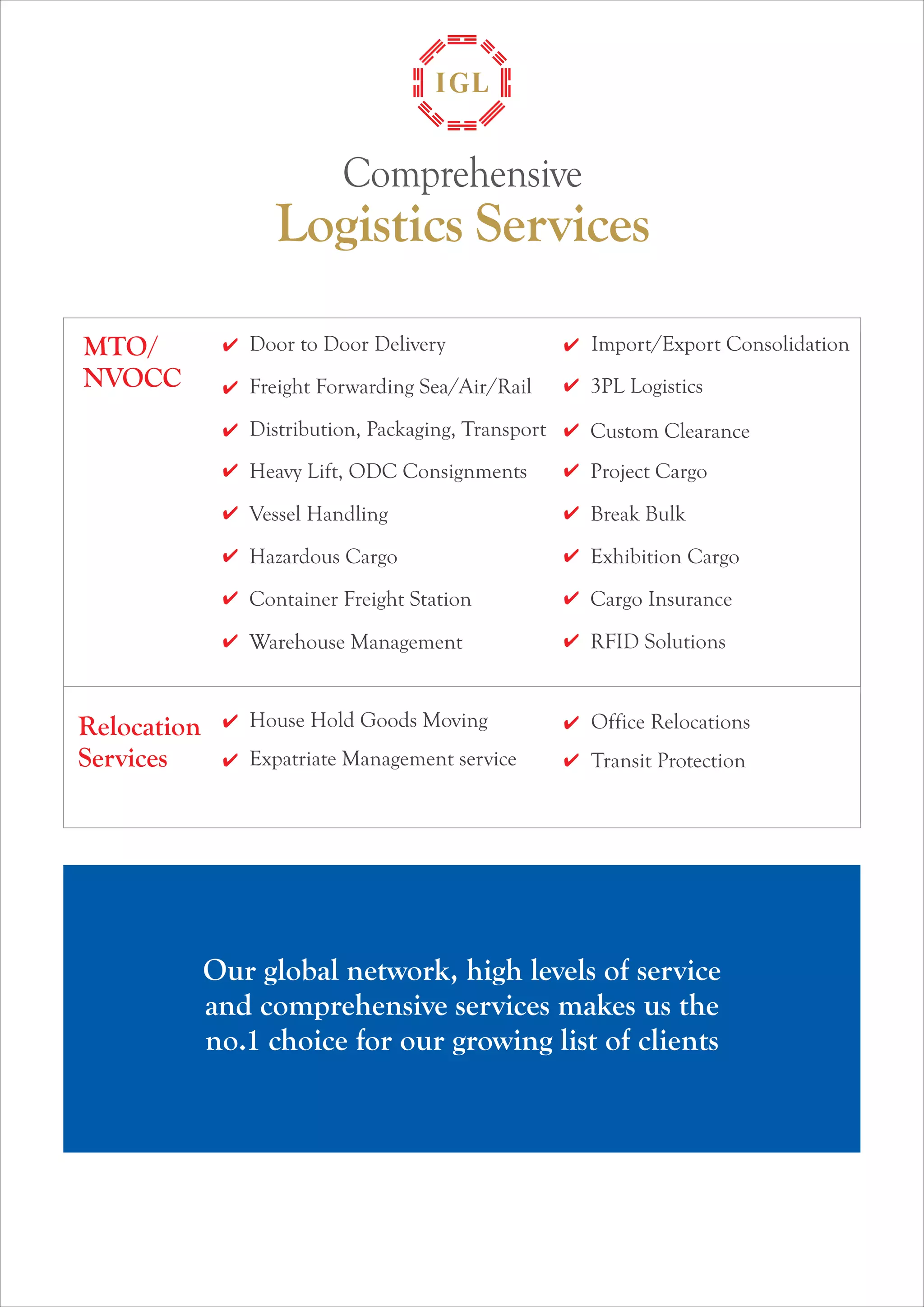 IGL Relocation - Brochure | PDF
