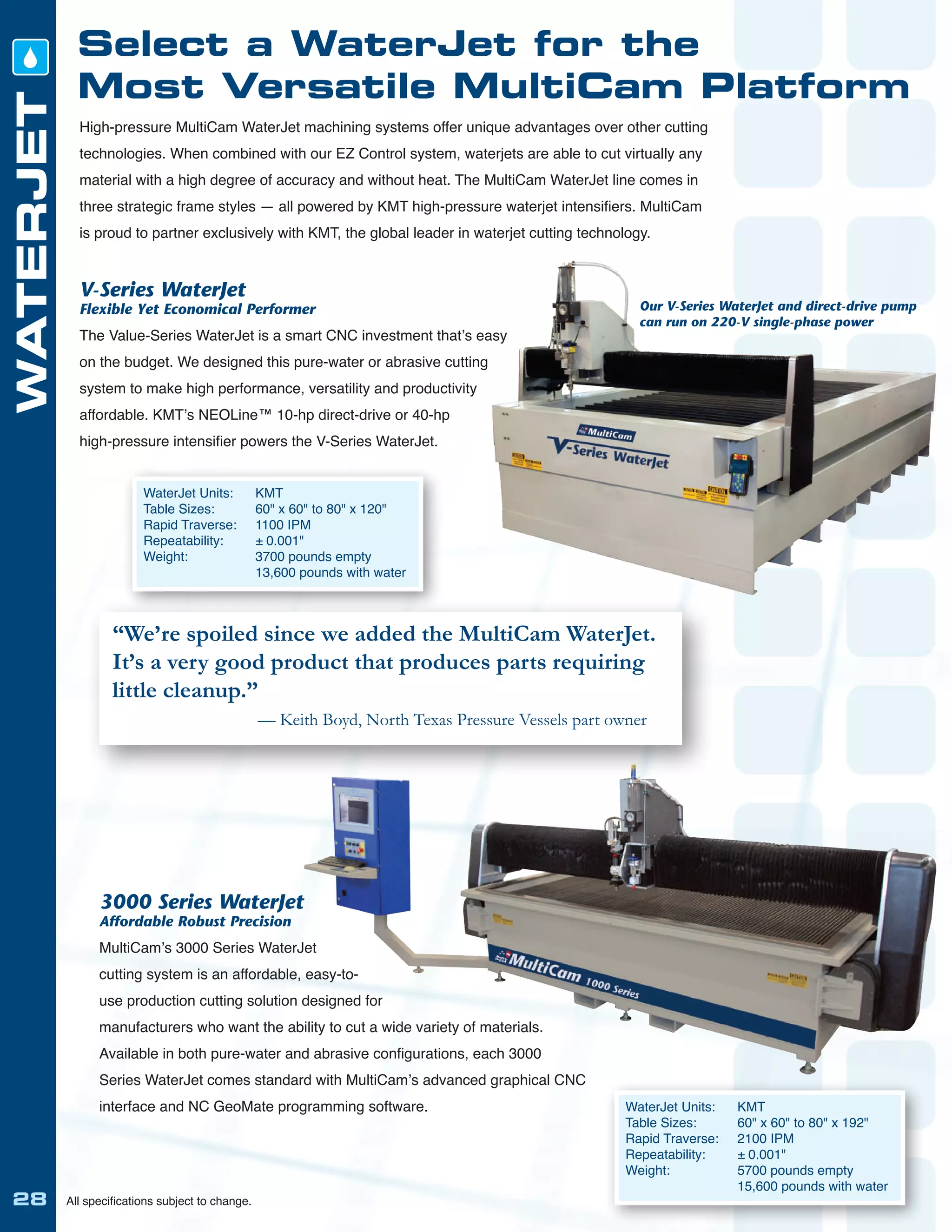 MultiCam Corporate Brochure | PDF