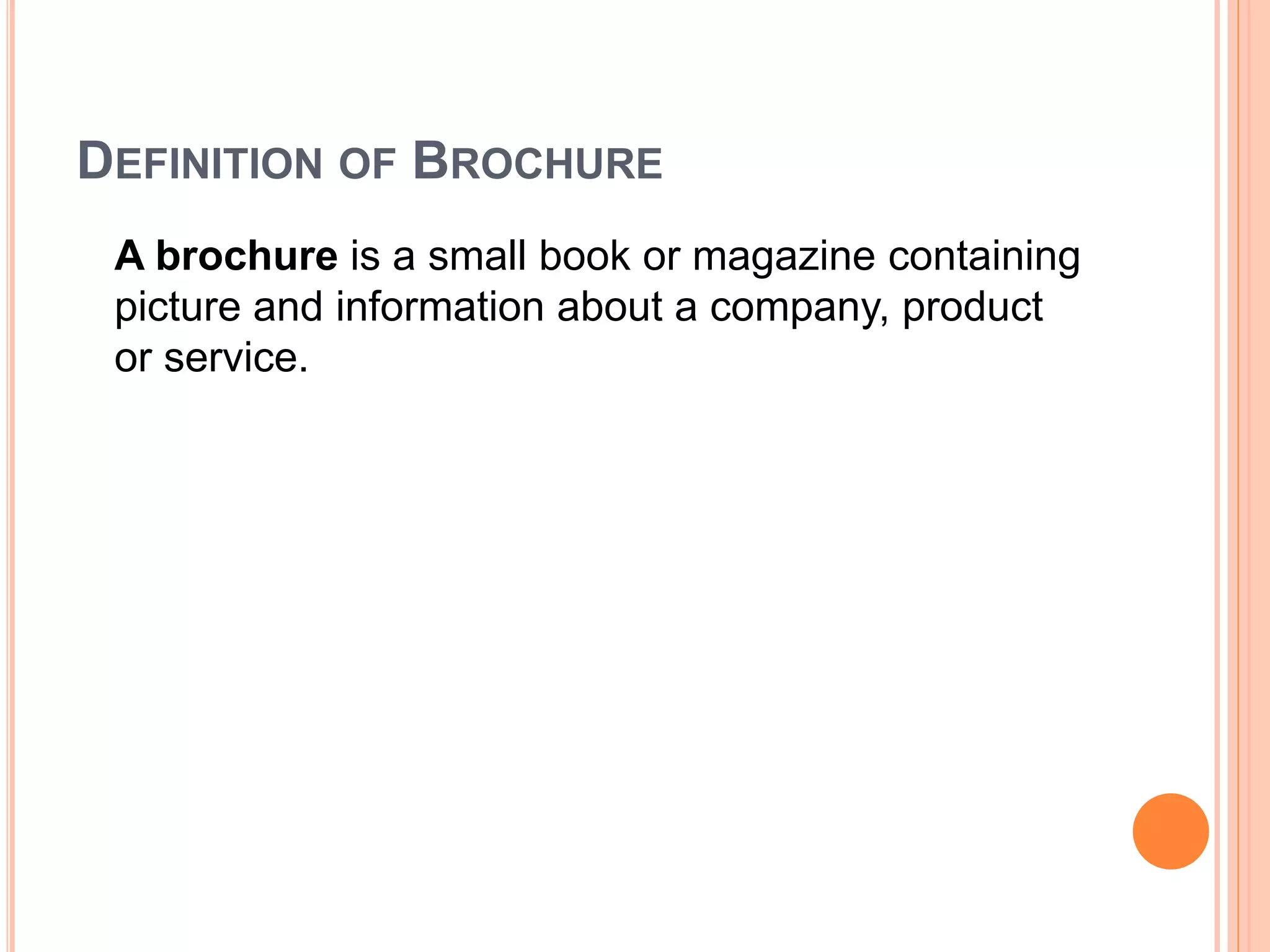 Brochure | PPTX