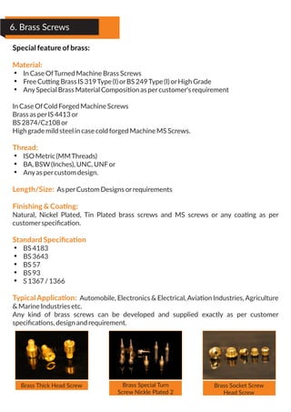 Precision Metal Components-Brochure | PDF