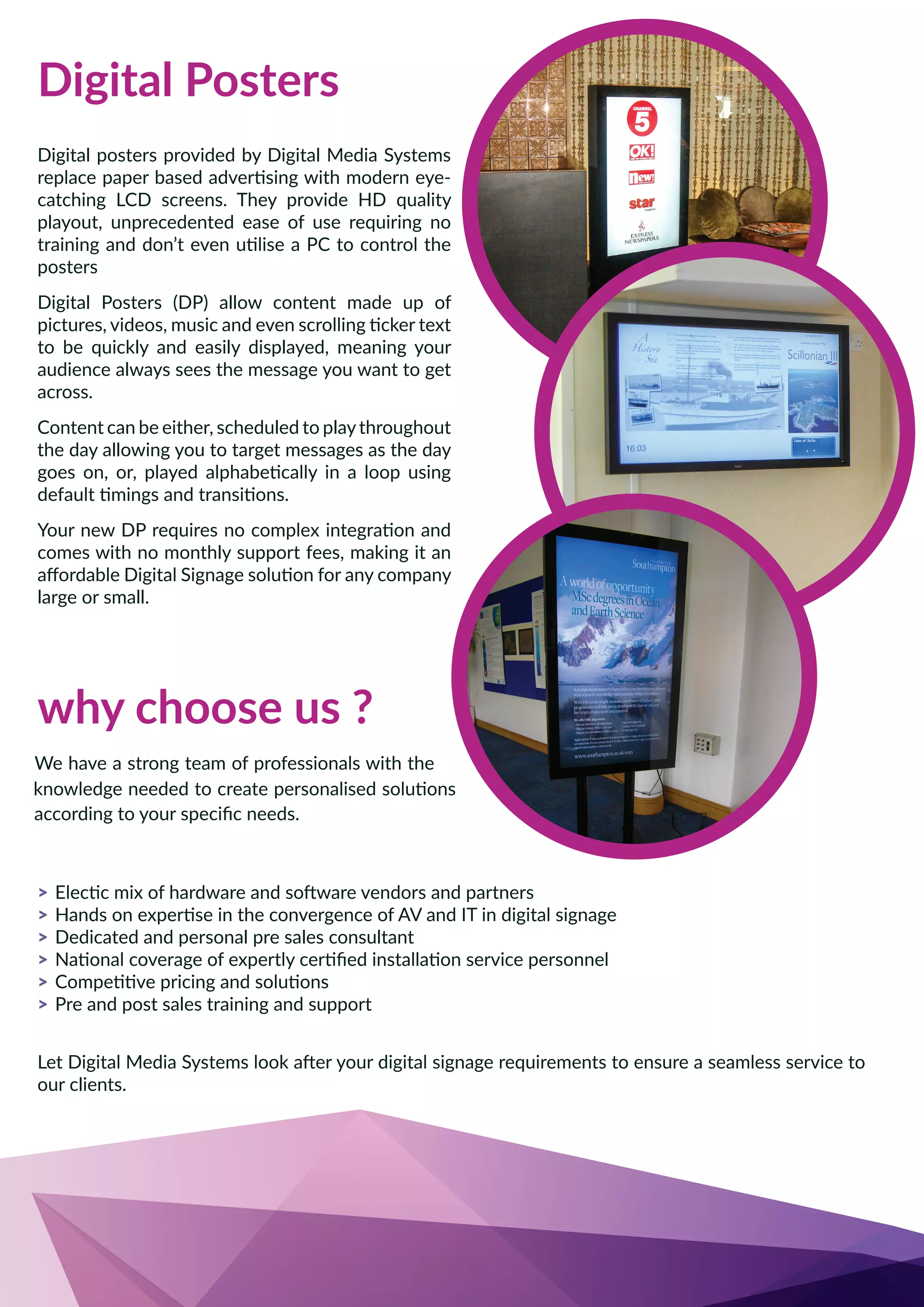 Digital Media Systems Brochure | PDF