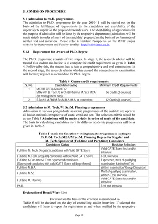 Brochure 2010-11 mnit | PDF