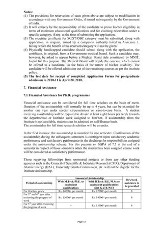 Brochure 2010-11 mnit | PDF