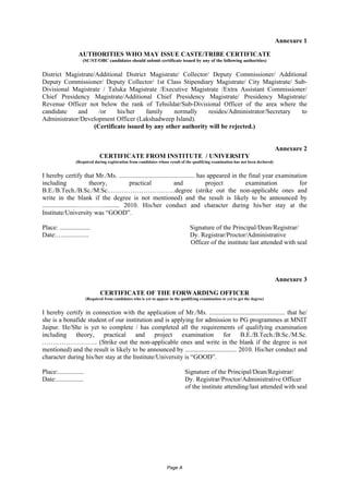 Brochure 2010-11 mnit | PDF