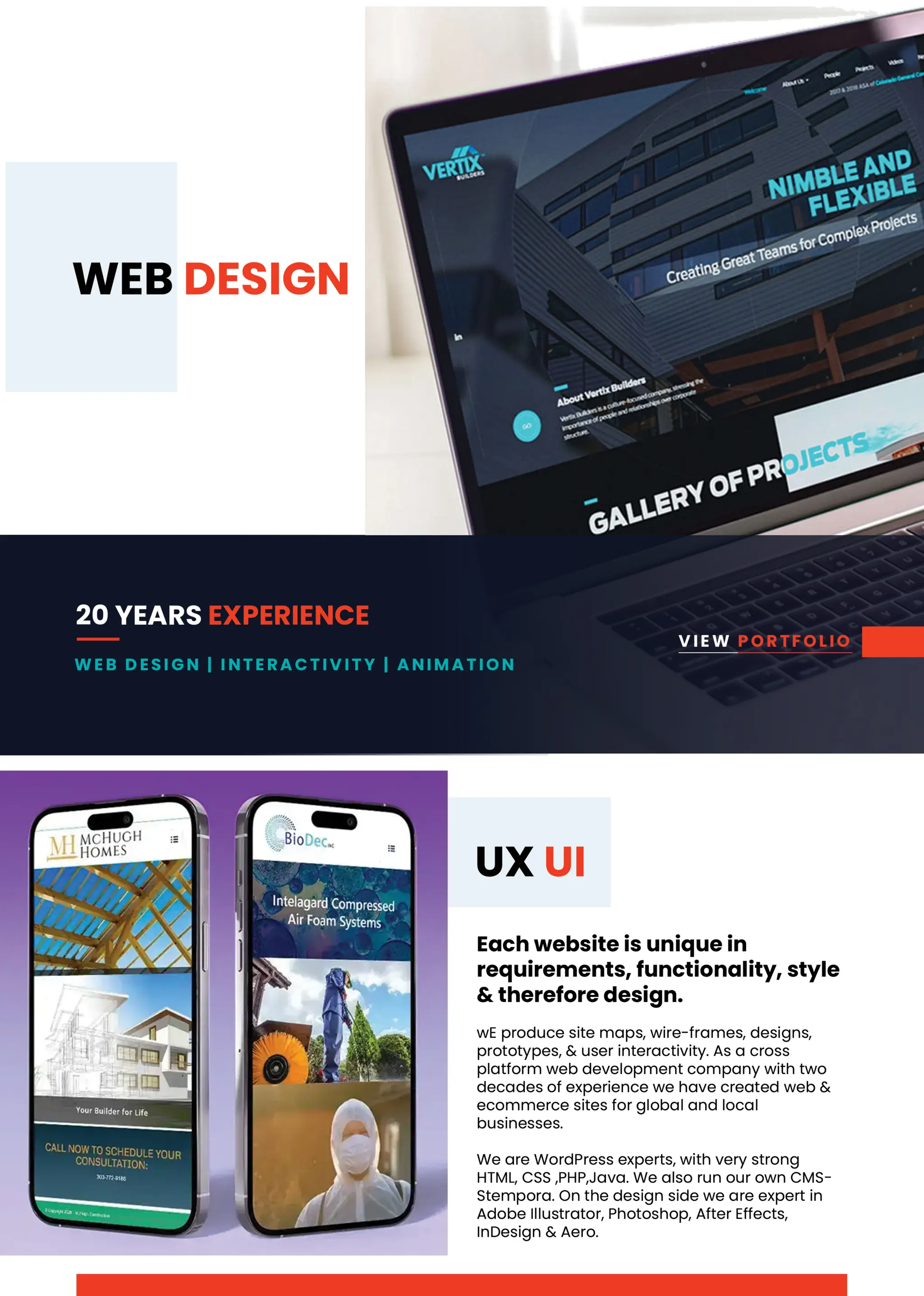Denver Web Design brochure for public viewing | PDF