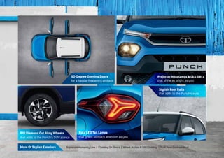 Tata Punch brochure with complete detail of all the variants | PPT