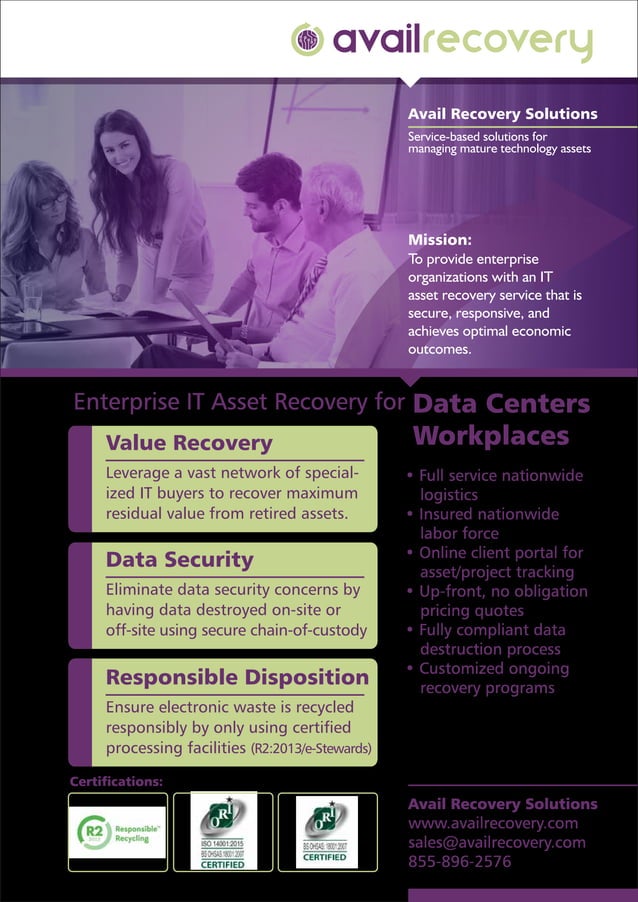 Avail Recovery IT Asset Disposition (ITAD) Services | PDF | Business ...