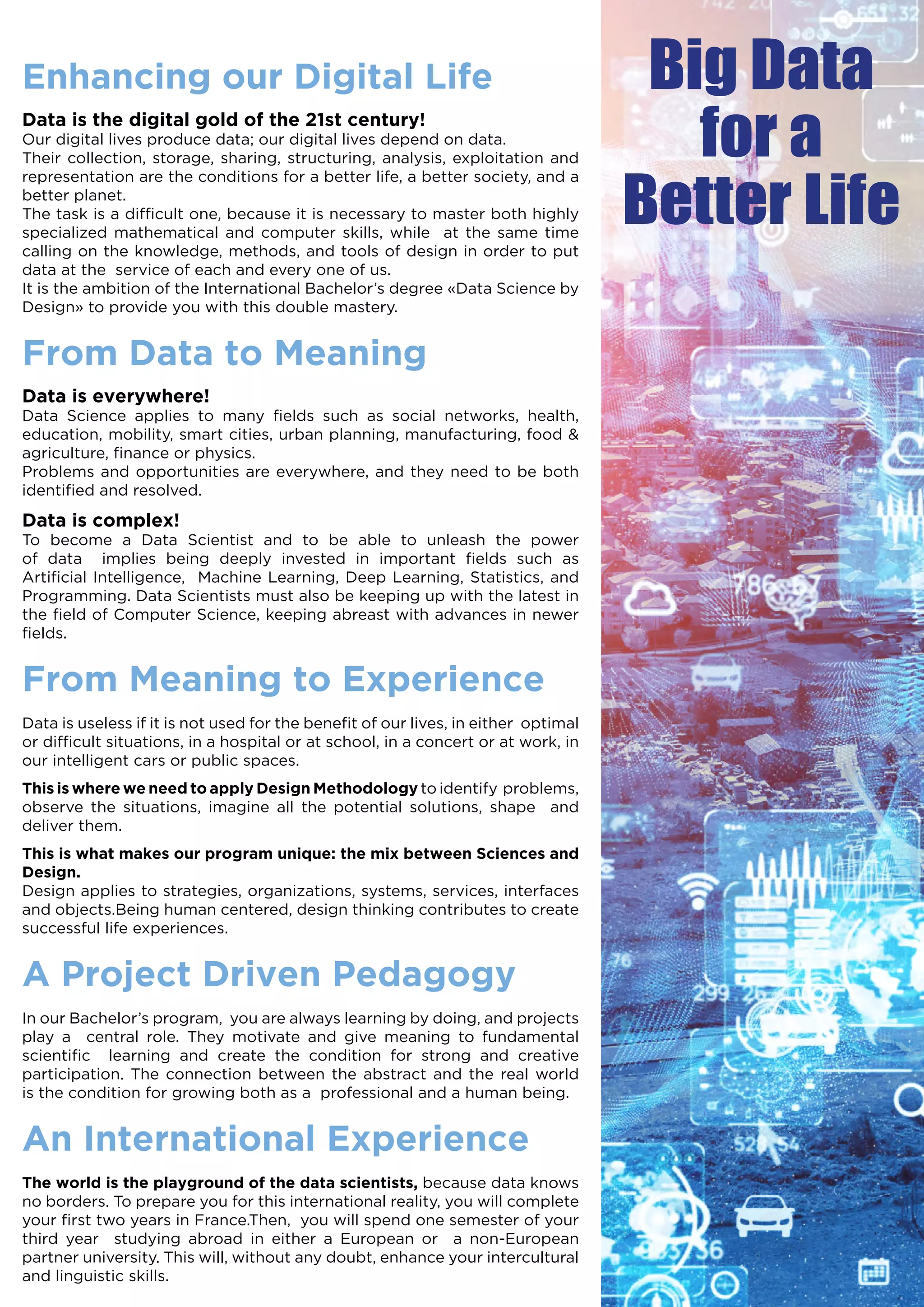 Brochure bachelor-data-science-by-design | PDF