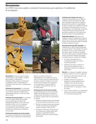 Catalogo Excavadora Hidraulica - 345DL CAT (español) | PDF