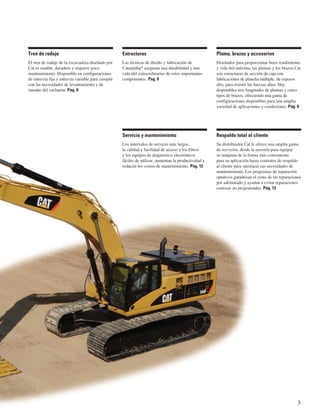 Catalogo Excavadora Hidraulica - 345DL CAT (español) | PDF