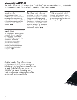 Minicargador de Ruedas - 232B - 242B (español) - www..oroscocatt.com