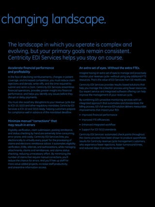 Centricity EDI Services Brochure | PDF