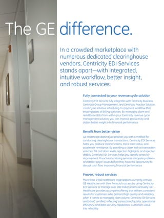 Centricity EDI Services Brochure | PDF