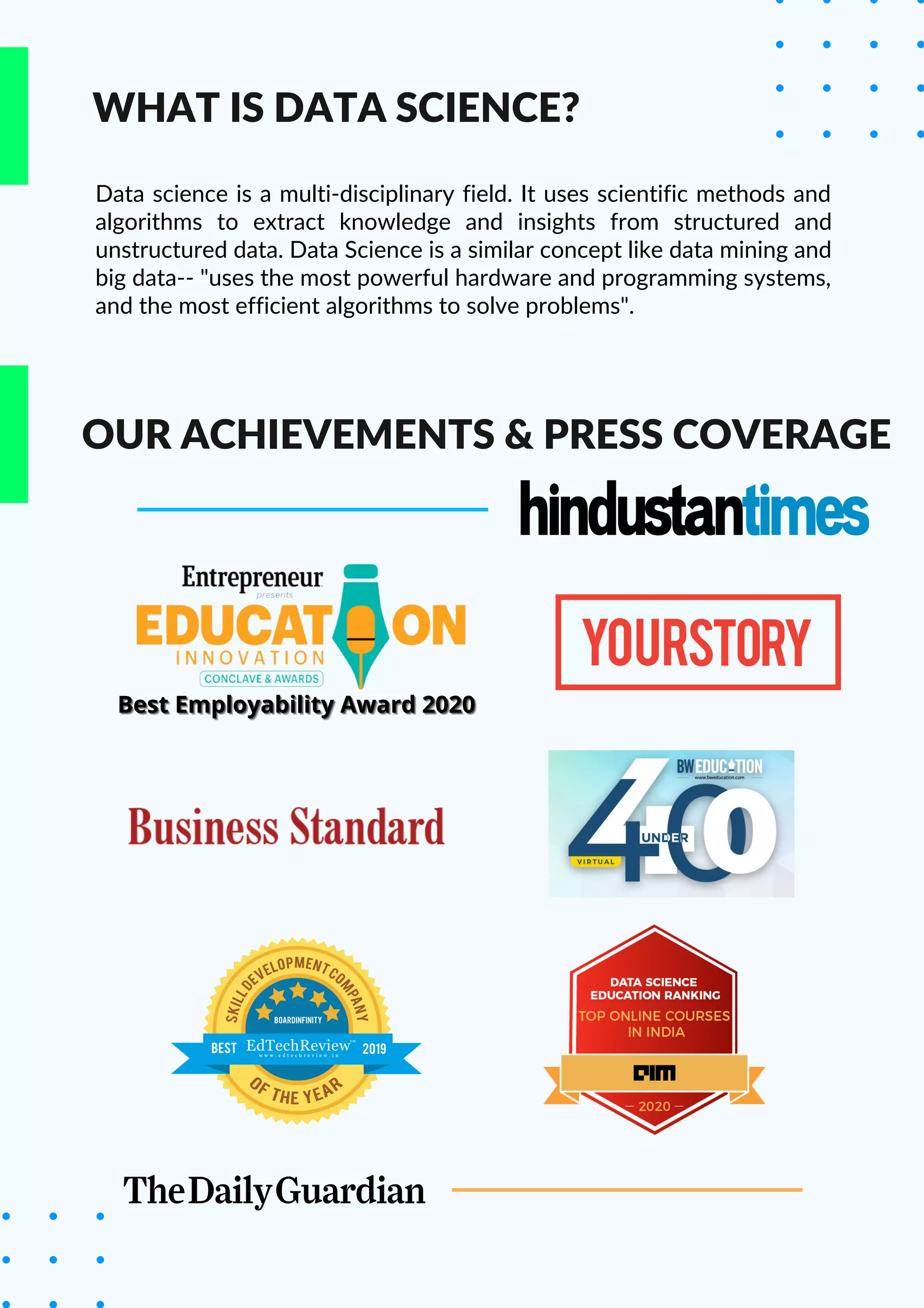 Board Infinity Data Science Brochure - data science learning path | PDF ...