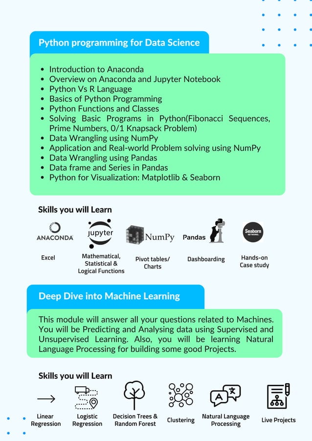 Board Infinity Data Science Brochure - data science learning path | PDF ...