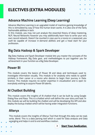 Board Infinity Data Science Brochure - data science learning path | PDF