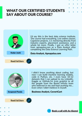 Board Infinity Data Science Brochure - data science learning path | PDF