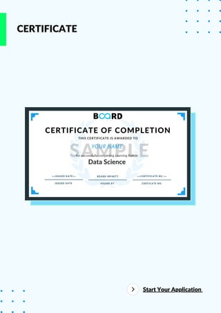 Board Infinity Data Science Brochure - data science learning path | PDF