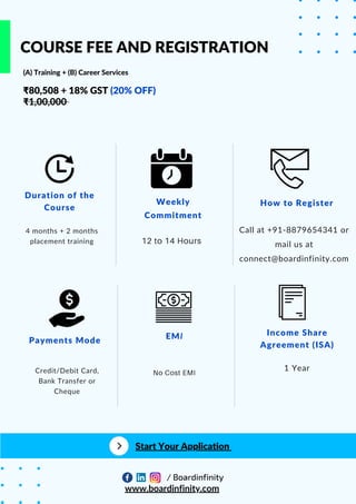 Board Infinity Data Science Brochure - data science learning path | PDF