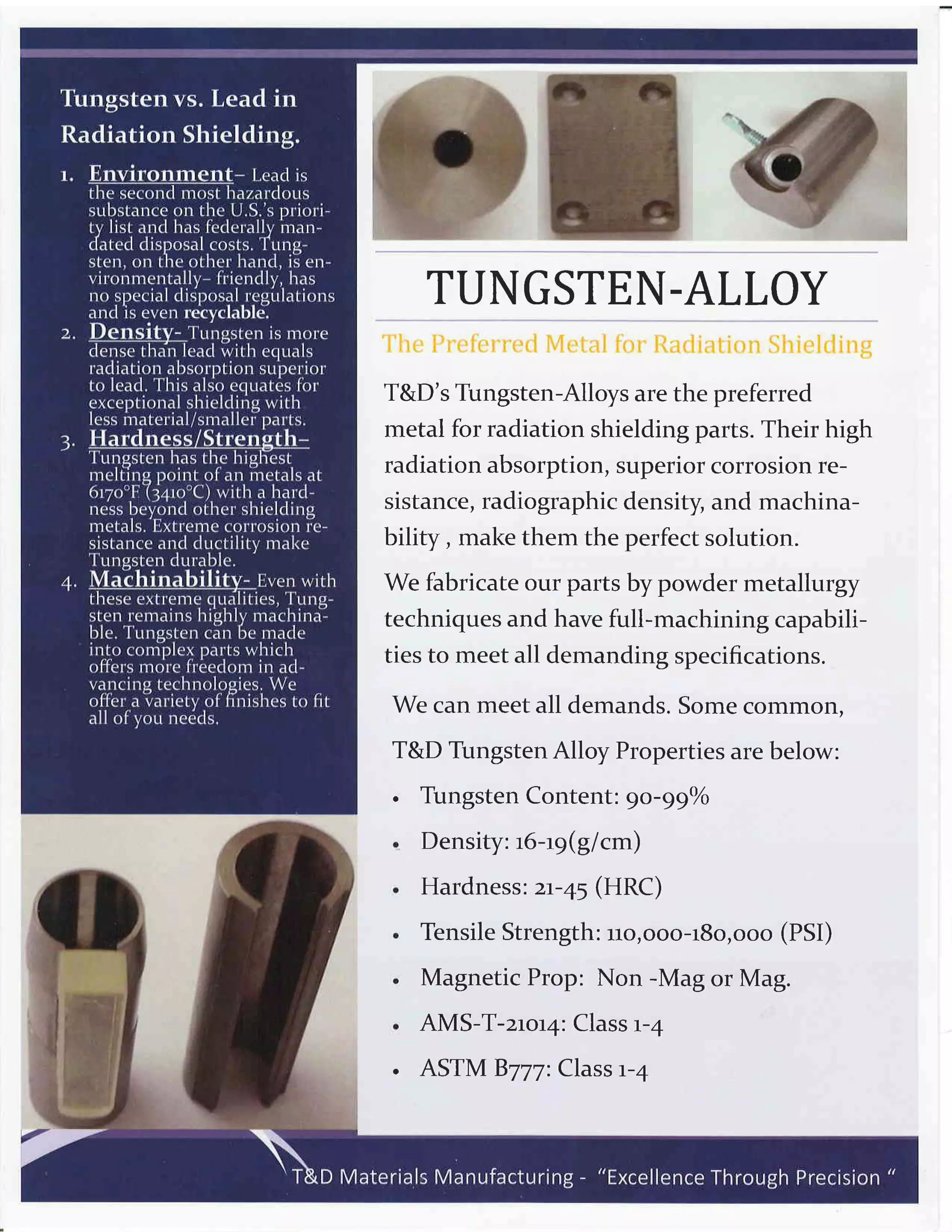 Brochure Medical Tungsten | PDF