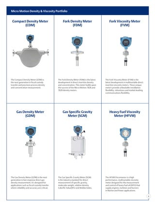 Brochure emerson-flow-density-measurement-micro-motion-en-64622 | PDF