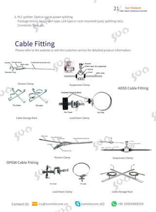 Fiber Optic Solutions In Telecommunications | PDF