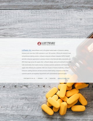 Enterprise Labeling for the Pharmaceutical Industry | PDF