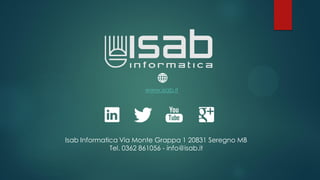 Brochure generale-isab | PDF